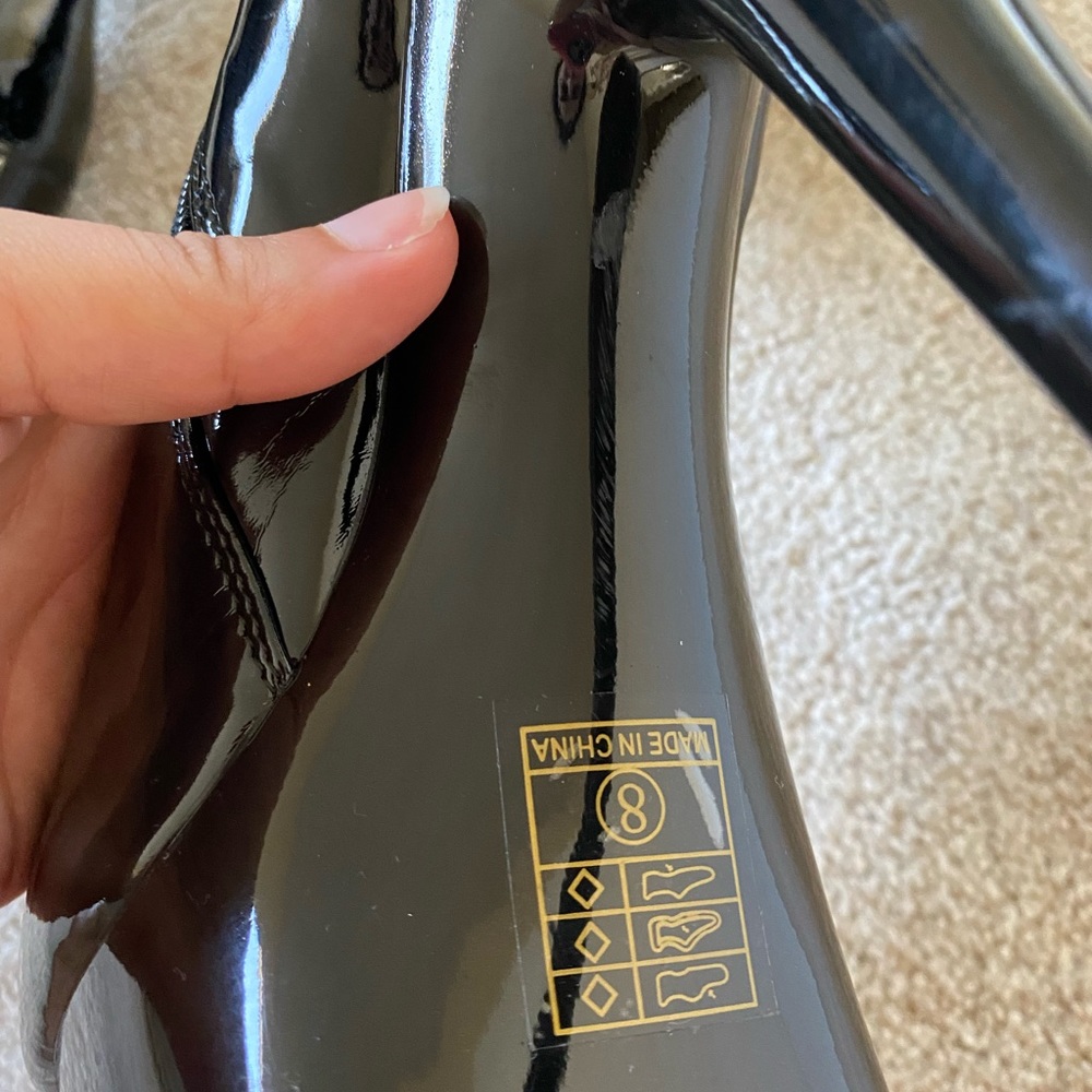 6 Inch Black Platform Thigh High Platform Stiletto Bo… - Gem